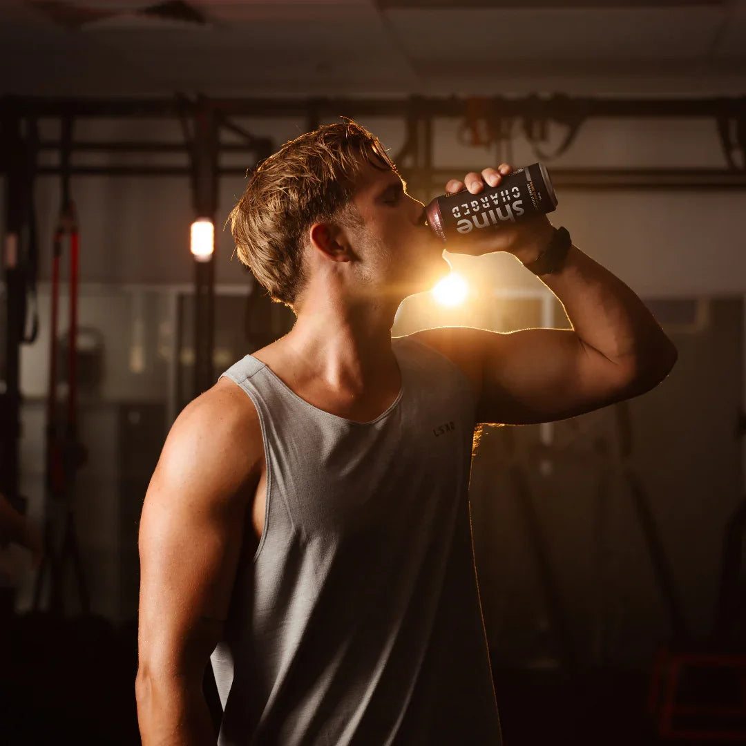 Charged Nootropic Energy Drink - Black Cherry 12 x 500ml – Shine+ Drink